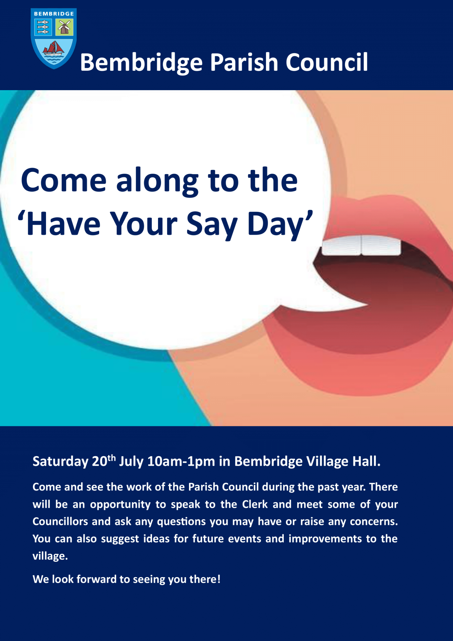 'Have Your Say Day'! - Bembridge Parish Council